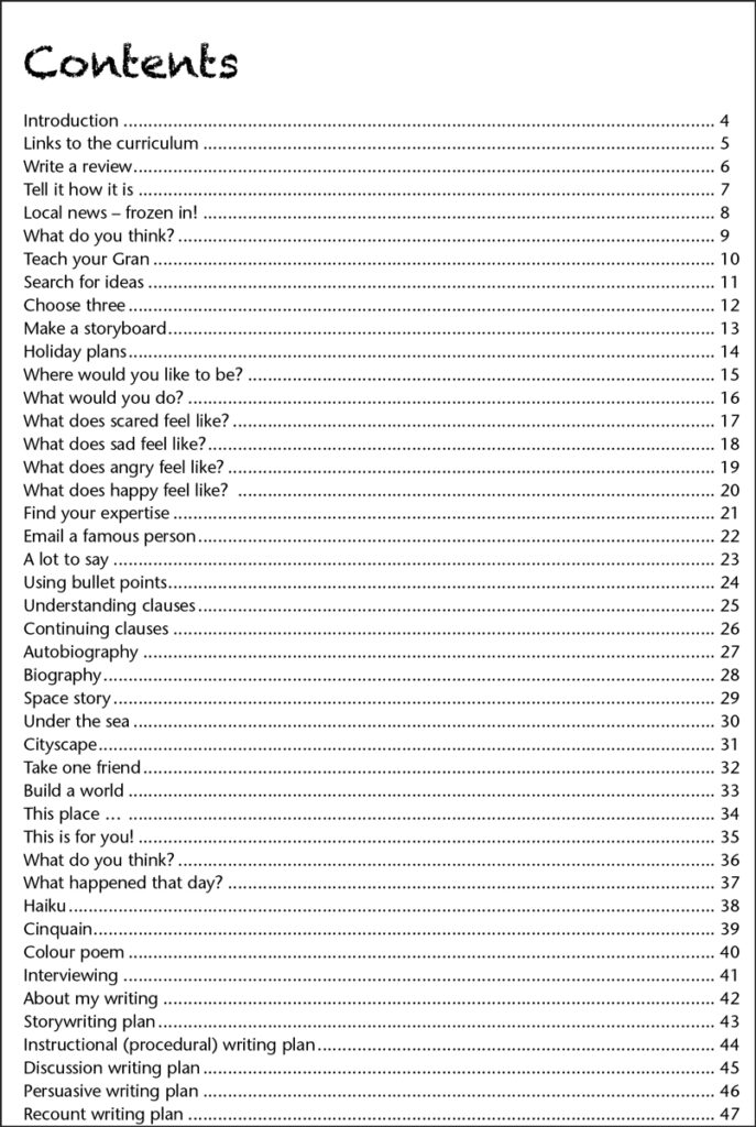 Brilliant Activities for Creative Writing, Year 5