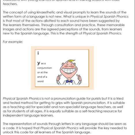 Physical Spanish Phonics-A Sound, Action and Spelling System