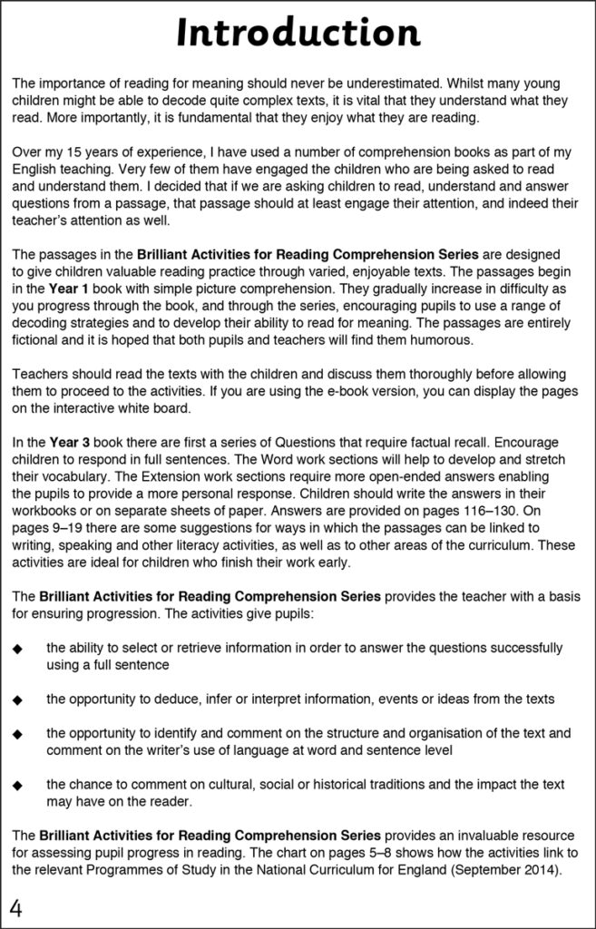 Brilliant Activities For Reading Comprehension Series Pack Brilliant Brilliant Activities For Reading Comprehension Series Pack Brilliant