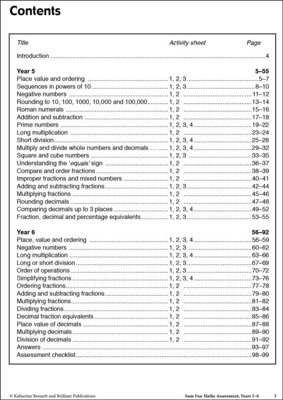 Sum Fun Maths Assessment For 9 11 Year Olds Brilliant Publications sum-fun-maths-assessment-for-9-11-year-olds-brilliant-publications