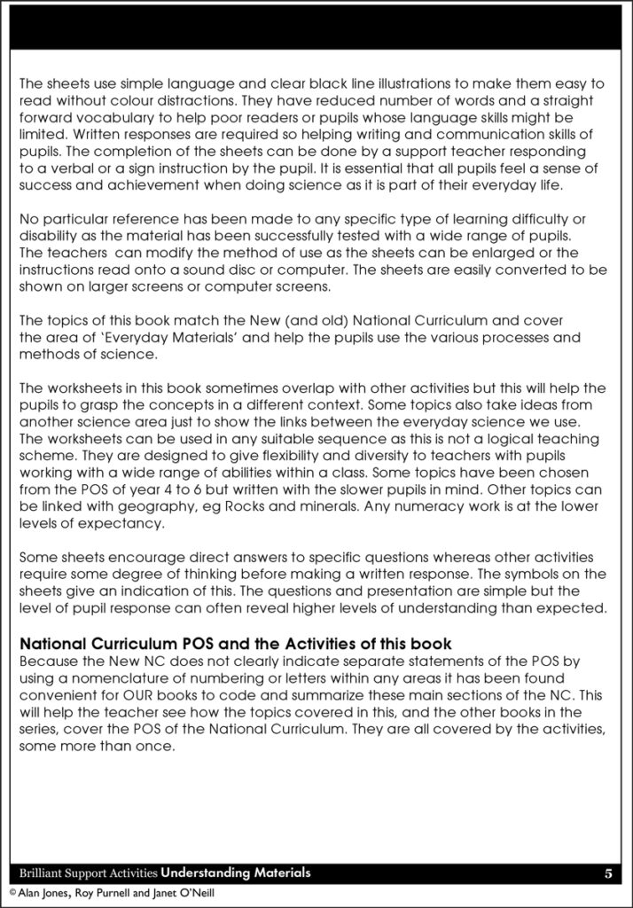 Understanding Materials – 2nd edition - Brilliant Publications