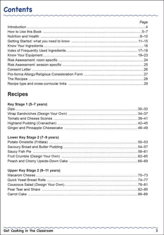 Get Cooking in the Classroom: Recipes to Promote Healthy Cooking and ...