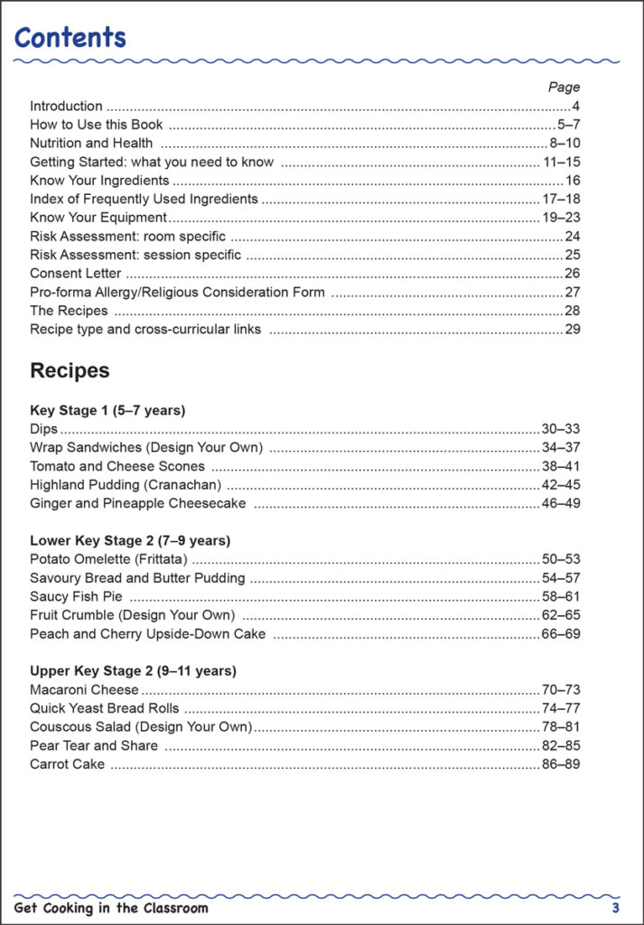 Get Cooking in the Classroom: Recipes to Promote Healthy Cooking and ...