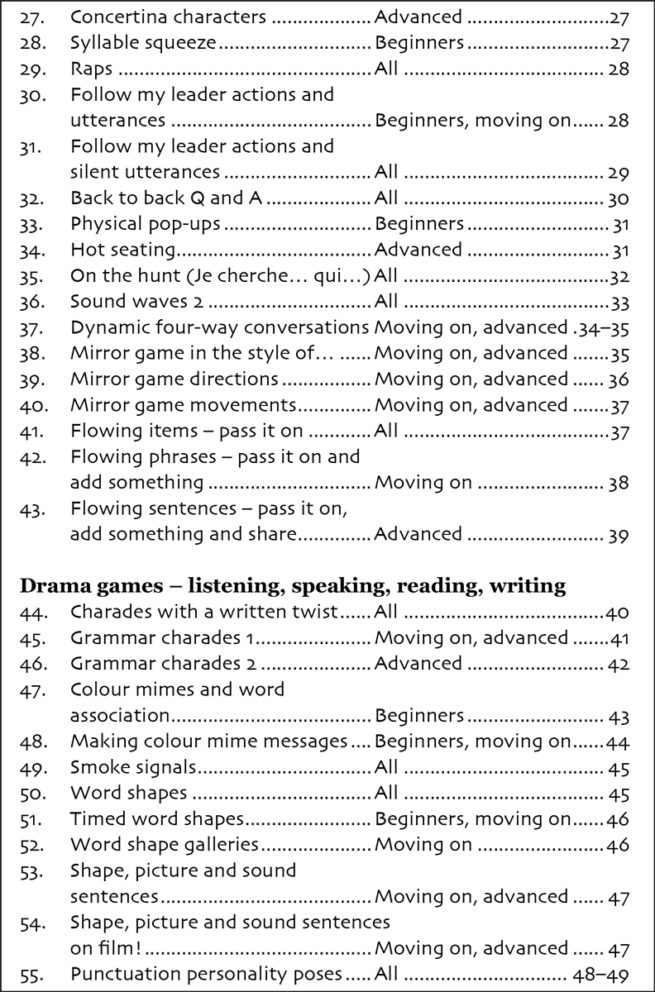 100+ Fun Ideas for Practising Primary Languages through Drama and ...