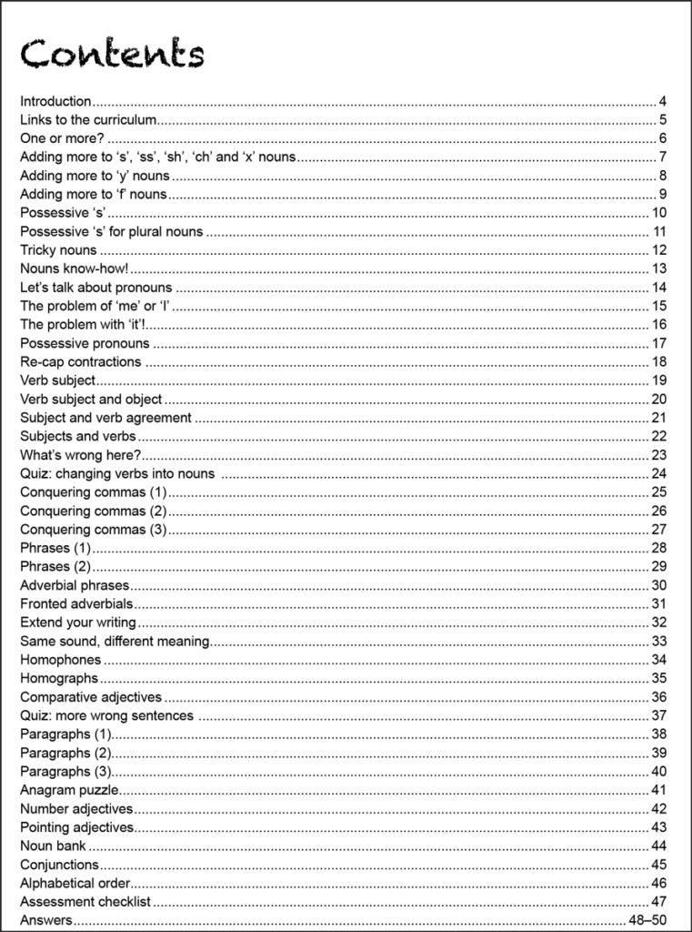 Brilliant Activities for Grammar and Punctuation, Year 4