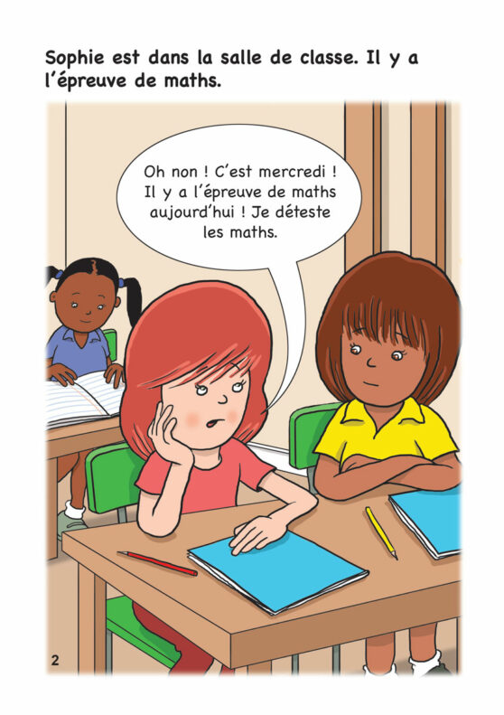 Dans la salle de classe (In the classroom) Luc et Sophie French ...