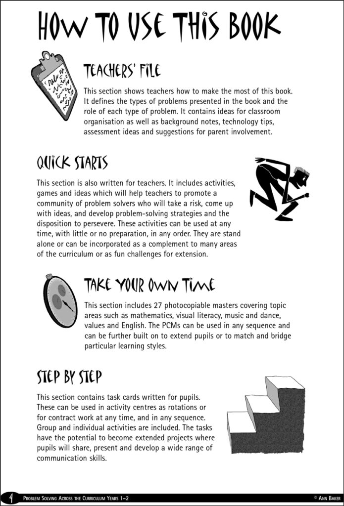 Problem Solving Across the Curriculum for 5 – 7 Year Olds