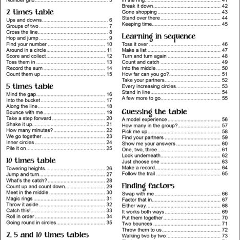Fun Games and Activities for Teaching Times Tables