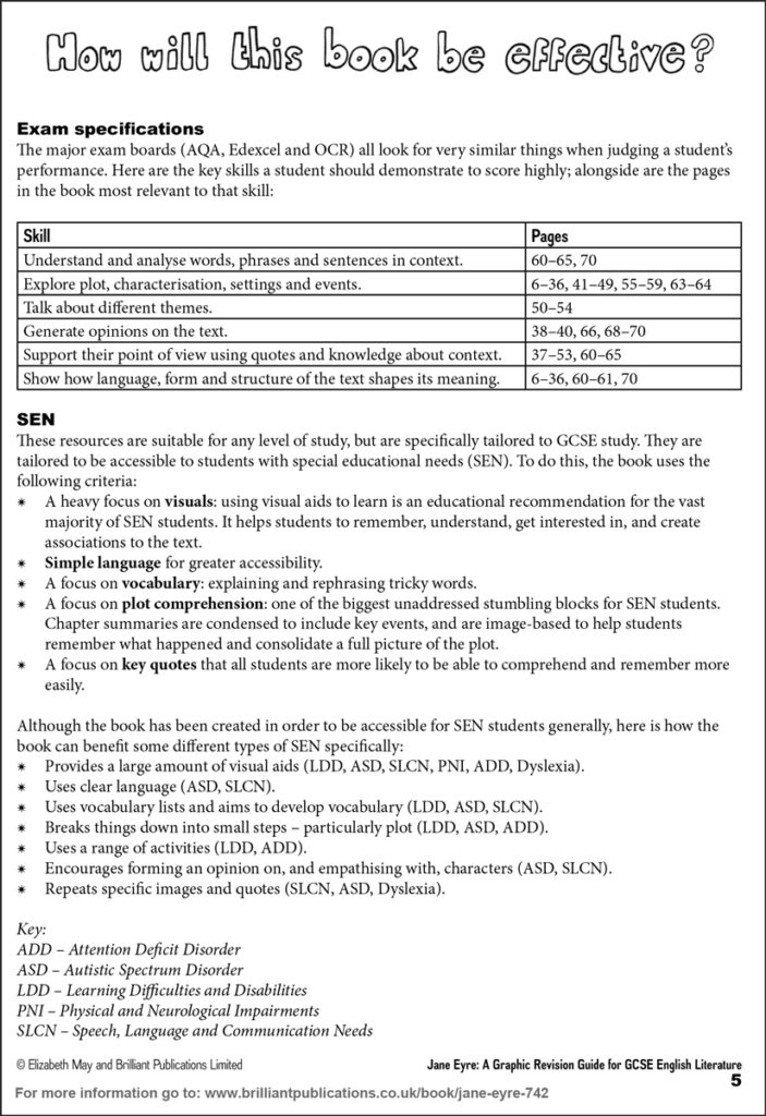 Jane Eyre: A Graphic Revision Guide for GCSE English Literature