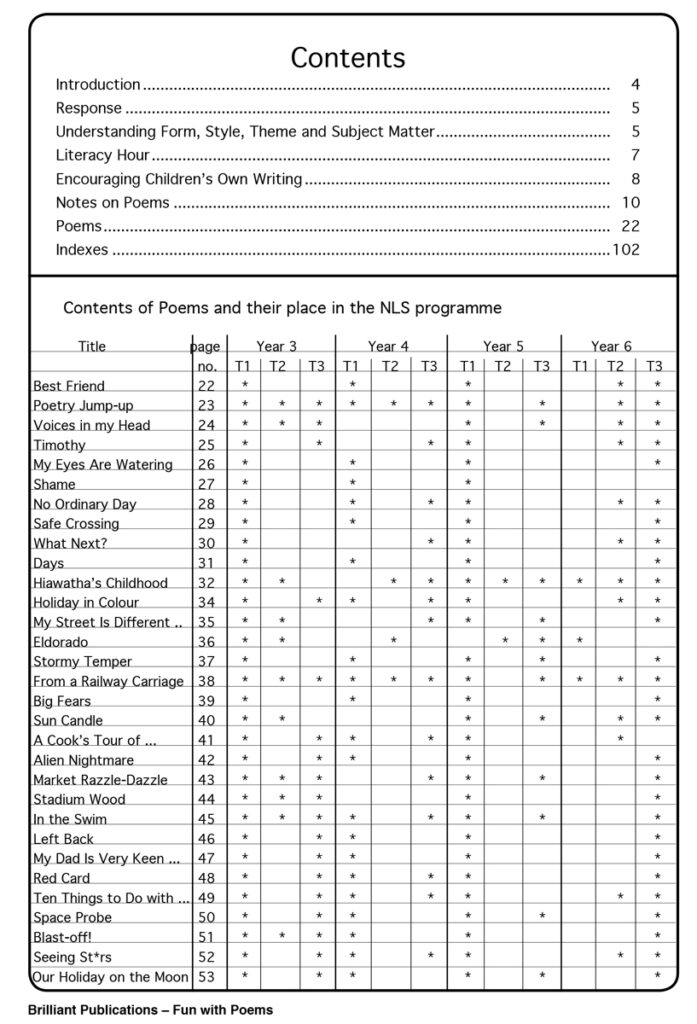 Fun with Poems: A Collection of Poems for 7-11 Year Olds