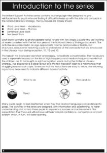 Word Level Work – Vocabulary - Brilliant Publications