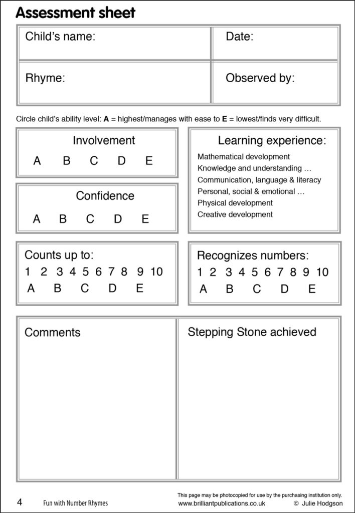 Fun with Number Rhymes for the Early Years