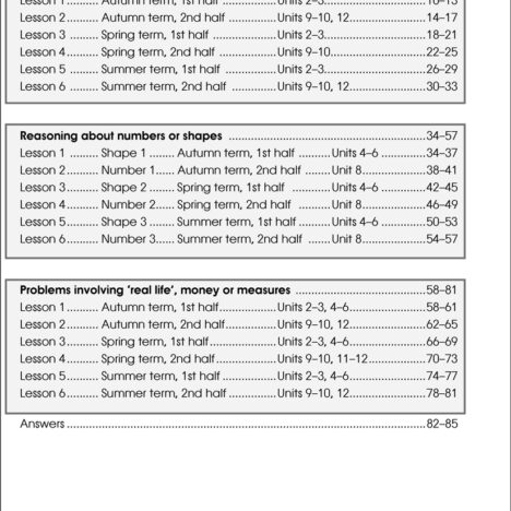 Maths Problem Solving, Year 3