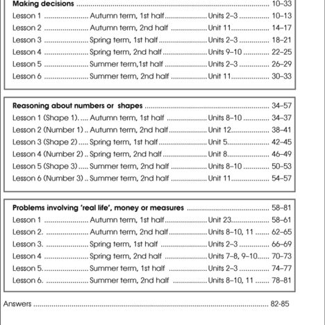 Maths Problem Solving, Year 5