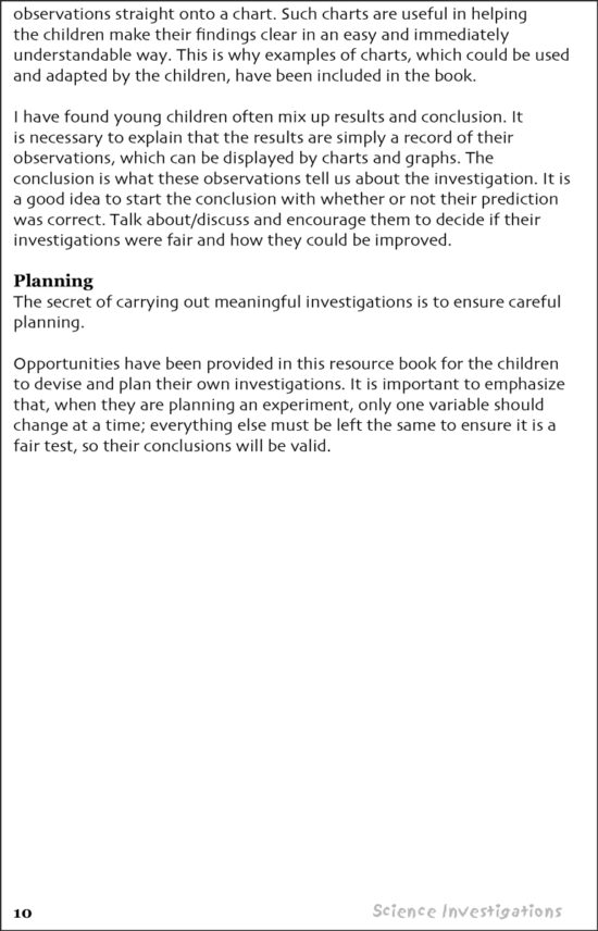 100+ Fun Ideas for Science Investigation - Brilliant Publications