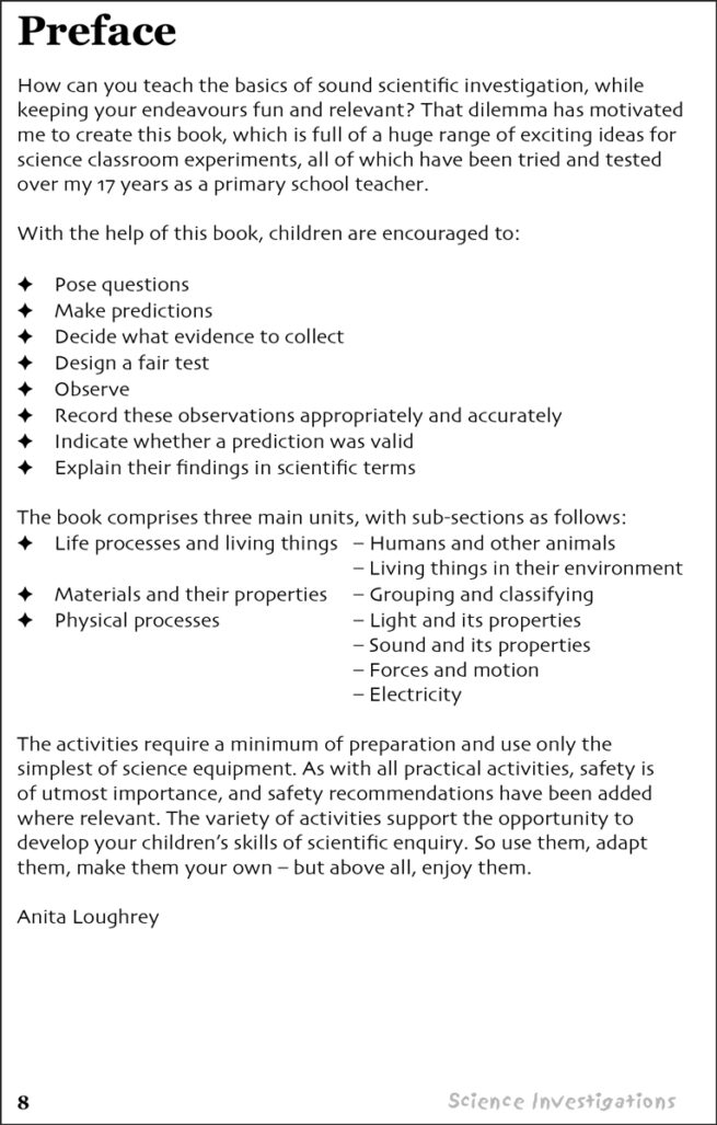 100+ Fun Ideas for Science Investigation - Brilliant Publications