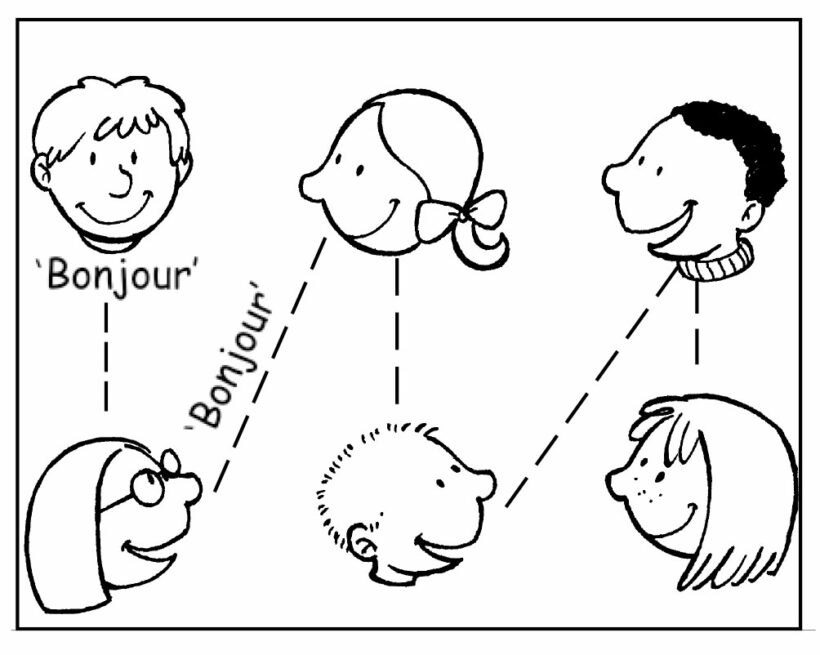 Free French teaching resource – Bonjour ball game - Brilliant Publications