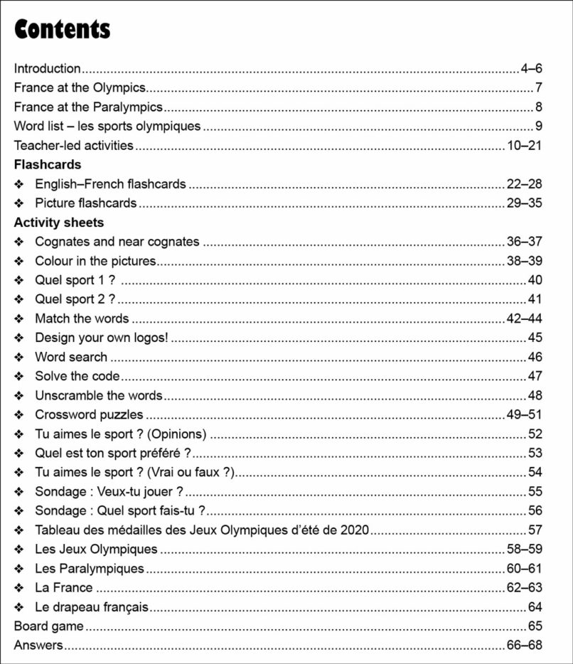 Teach French through the Paris Olympics 2024: Activities and Resources ...